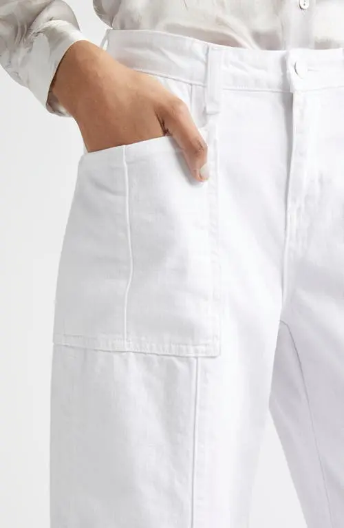 L'Agence Cody High-waist Barrel Leg Jeans - Blanc