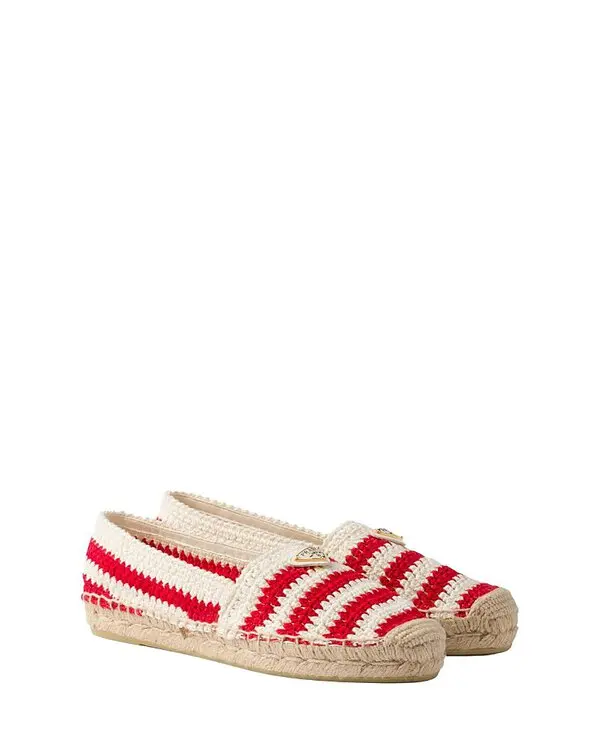 Prada Crochet Espadrilles