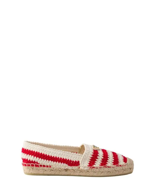 Prada Crochet Espadrilles