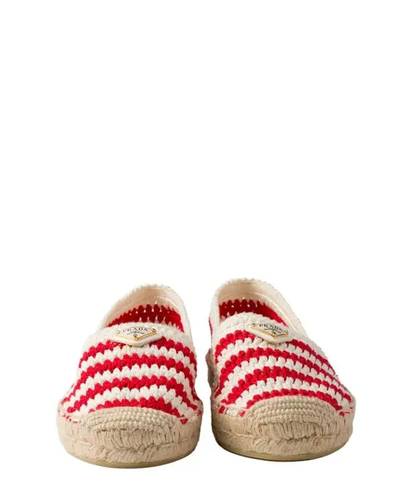 Prada Crochet Espadrilles