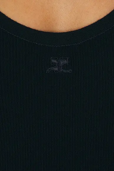 COURREGES Meduse Rib Knit Dress