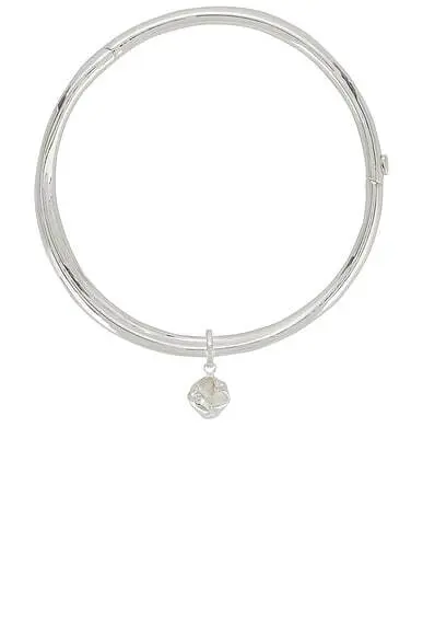 Completedworks Charm Neck Collar - Silver Plated