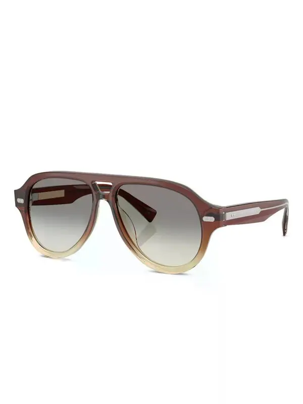 Brunello Cucinelli Logo-print Sunglasses