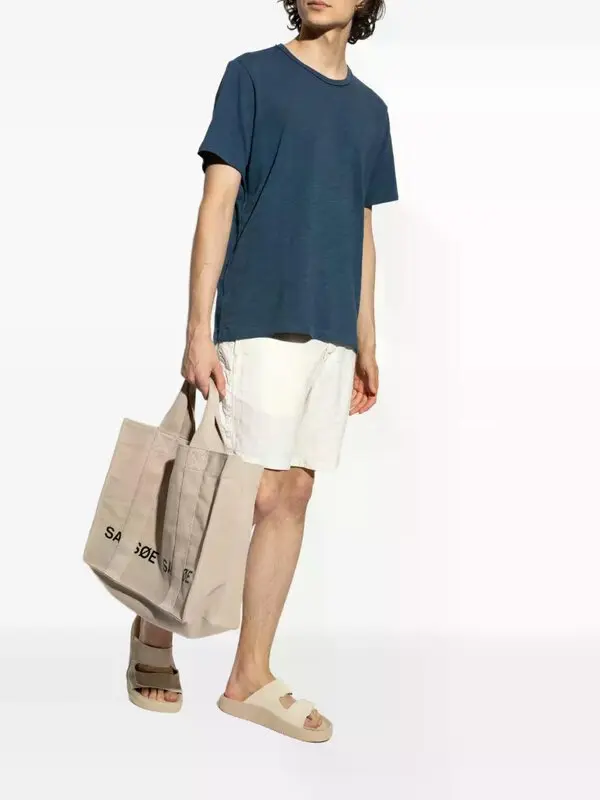 Rag & Bone Linen Above-knee Shorts - Neutrals
