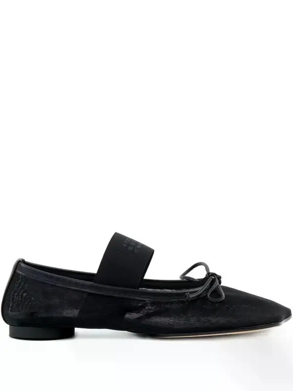 MAISON MARGIELA Transparent Ballerinas - Black