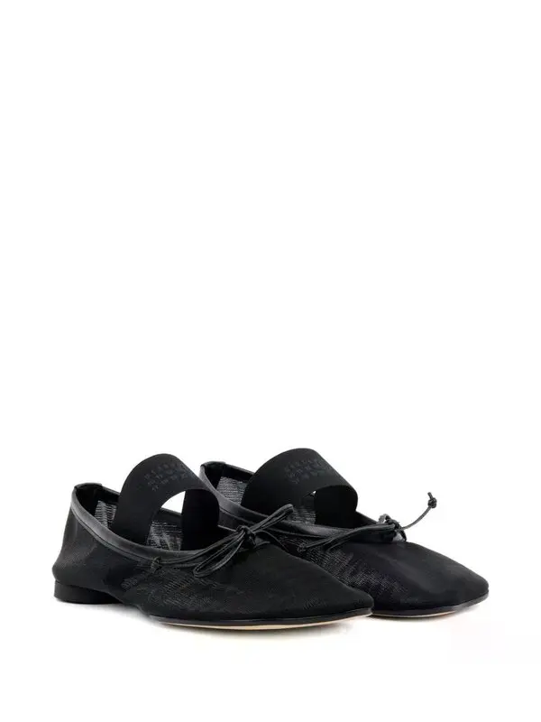 MAISON MARGIELA Transparent Ballerinas - Black