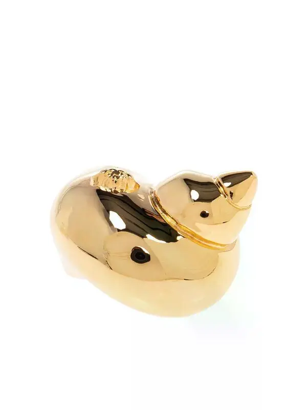 Versace Shell-motif Ring - Gold