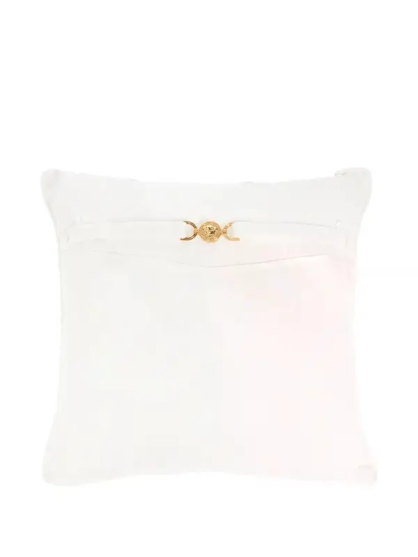 Versace Medusa Head-motif Cushion - White