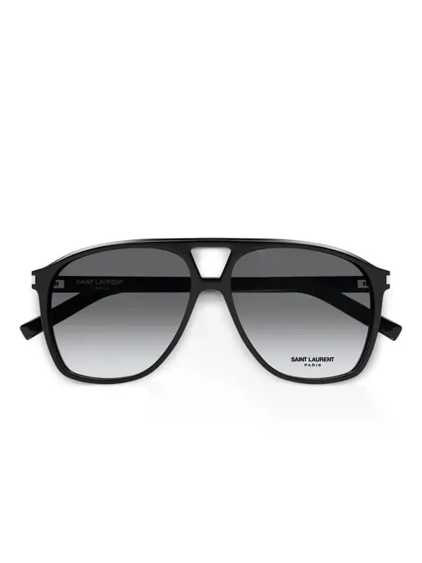 Saint Laurent Pilot-frame Sunglasses - Black