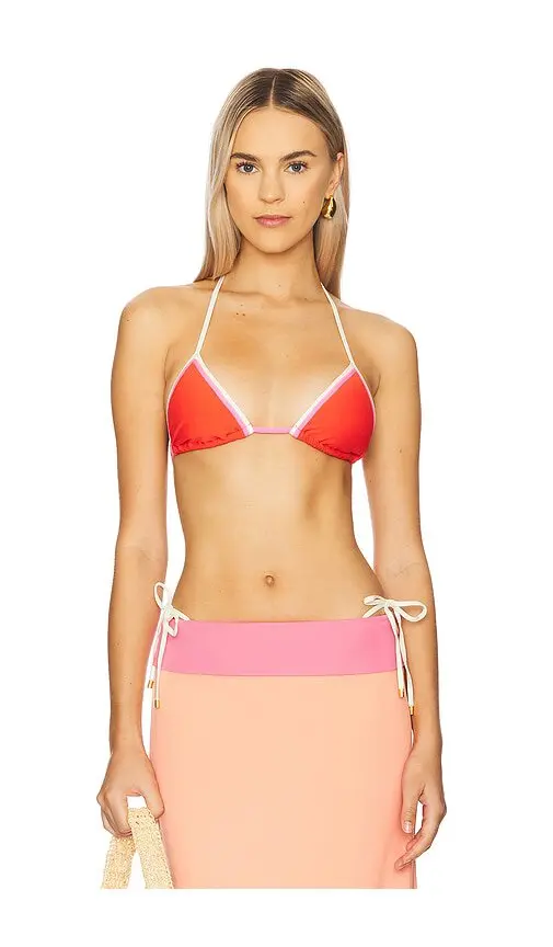 PQ Thea Triangle Bikini Top - Passion