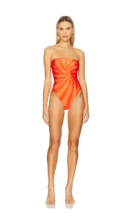 VIX PAULA HERMANNY Farah One Piece Brazilian Swimsuit - Cherie