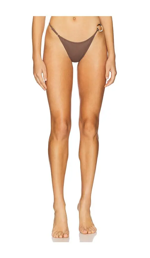 TROPIC OF C Luna Ring Bikini Bottom - Driftwood