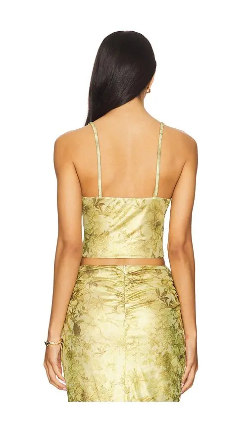 Gcds Printed Lame Top