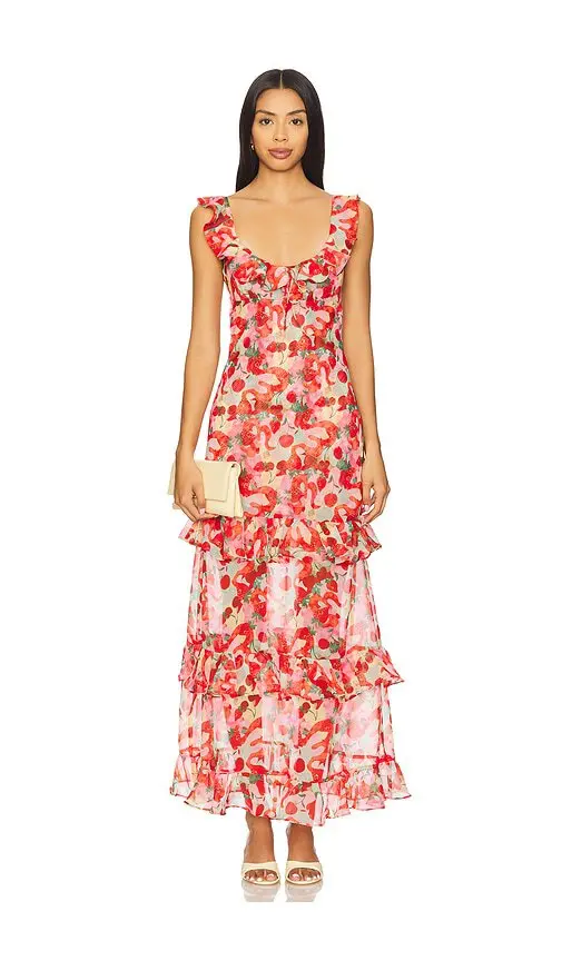 For Love & Lemons Ambrosia Maxi Dress