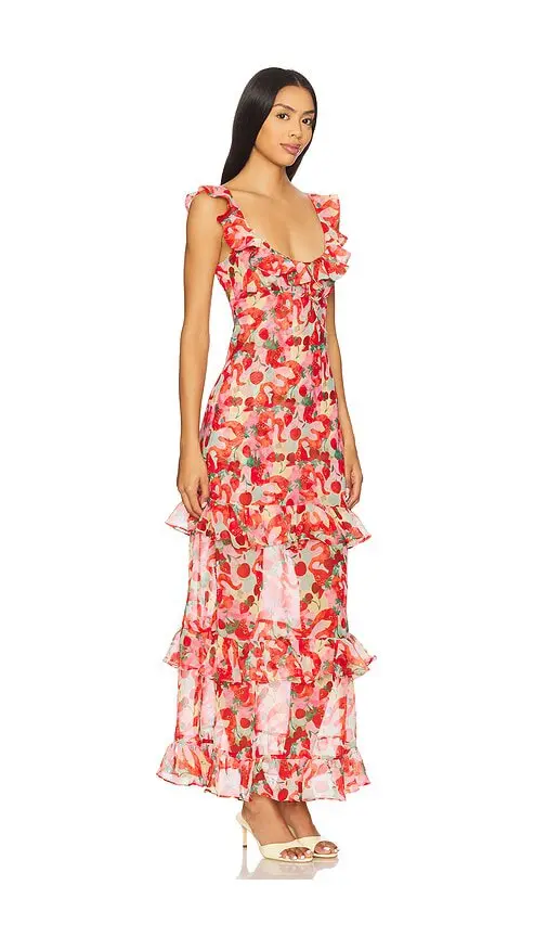 For Love & Lemons Ambrosia Maxi Dress