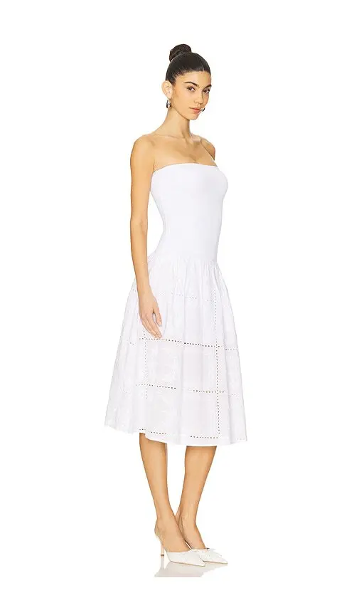 gauze linen dress Pammie Gauze Raw Edge Dress main image 1