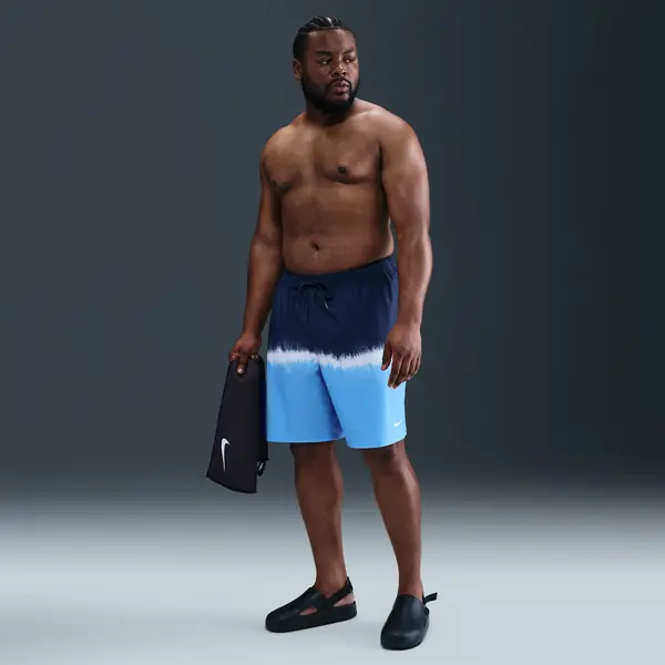 Nike Swim Breaker 9" Boxer Volley Shorts - Blue