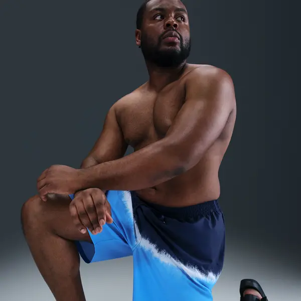 Nike Swim Breaker 9" Boxer Volley Shorts - Blue
