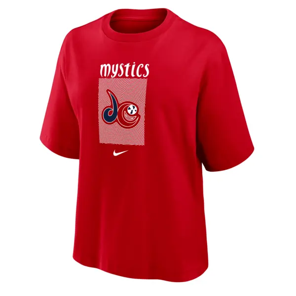 Nike Washington Mystics Wnba Boxy T-shirt - Red