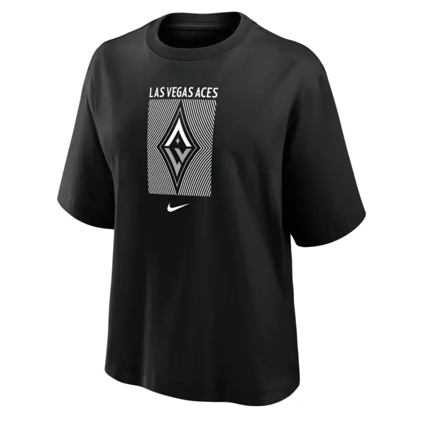 Nike Las Vegas Aces Wnba Boxy T-shirt - Black