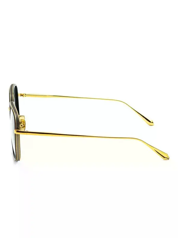 Linda Farrow Square Frame Eyeglasses