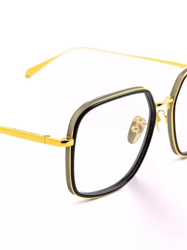 Linda Farrow Square Frame Eyeglasses