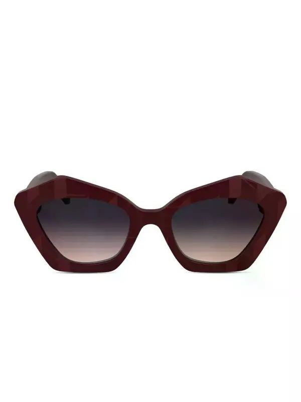 Karl Lagerfeld Logo-print Sunglasses - Red