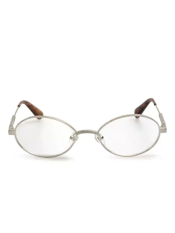 Jacquemus Oval-frame Glasses - Silver