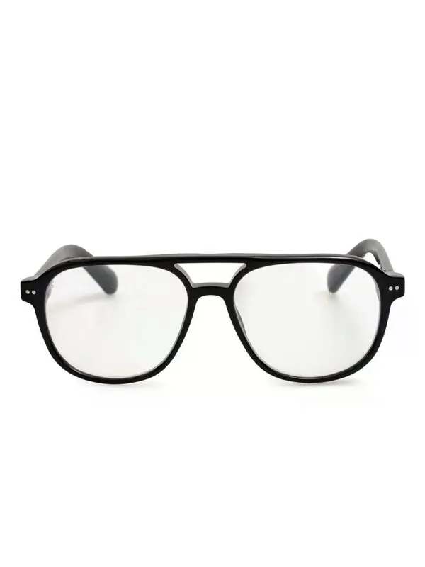 Jacquemus Pilot-frame Glasses - Black