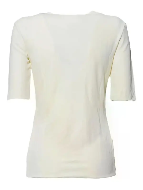 JIL SANDER Crepe T-shirt - White