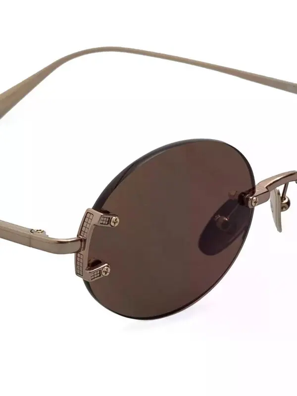 Linda Farrow Stella Rimless Sunglasses