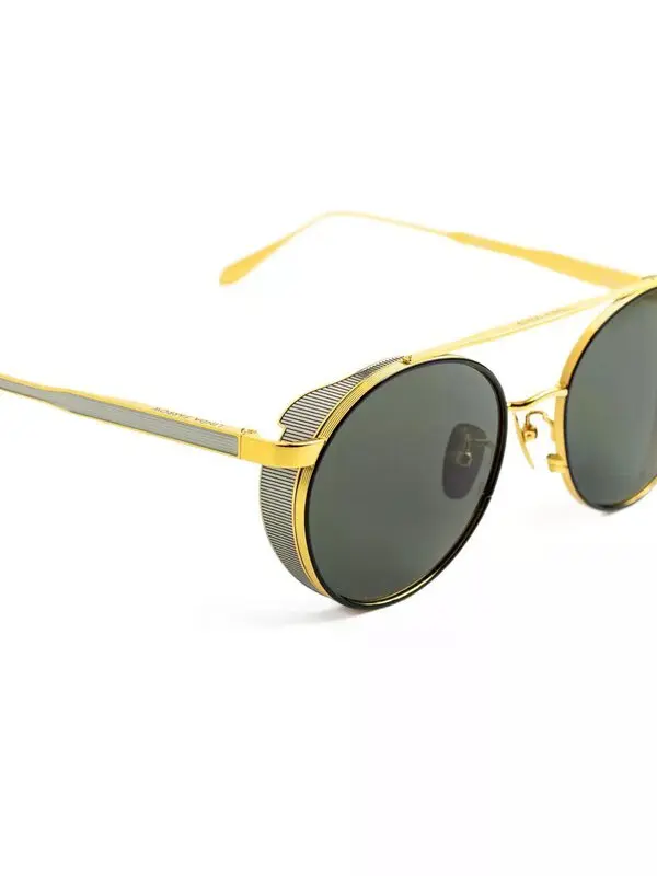Linda Farrow Round Frame Sunglasses