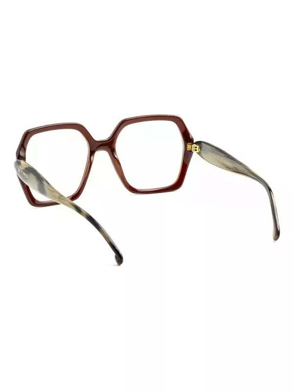 Etro Geometric Frame Eyeglasses