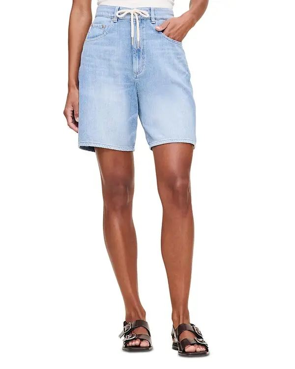 DL1961 Taylor Drawstring High Rise Denim Shorts