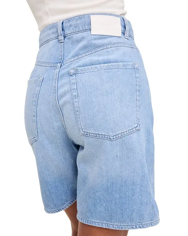DL1961 Taylor Drawstring High Rise Denim Shorts
