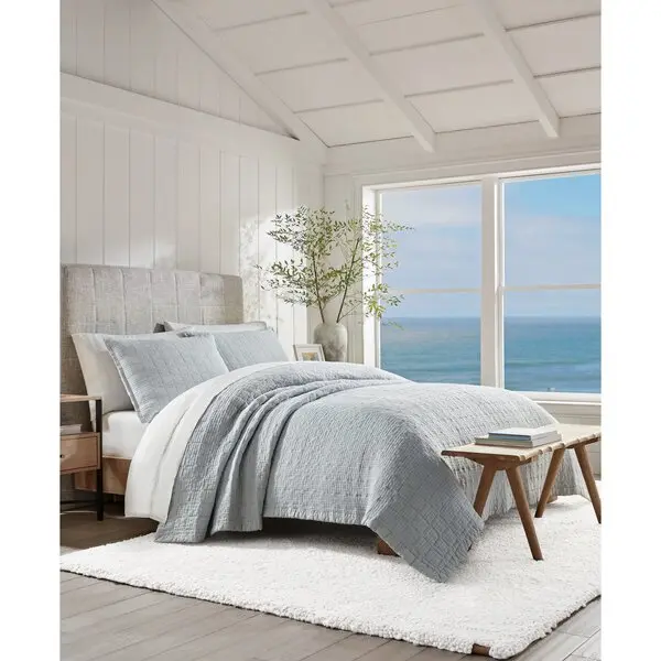 UGG Campo Quilt Set, Queen - Glacier Gray