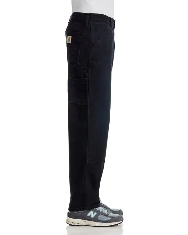 Carhartt Work In Progress Double Knee Pants - Black Stone Canvas