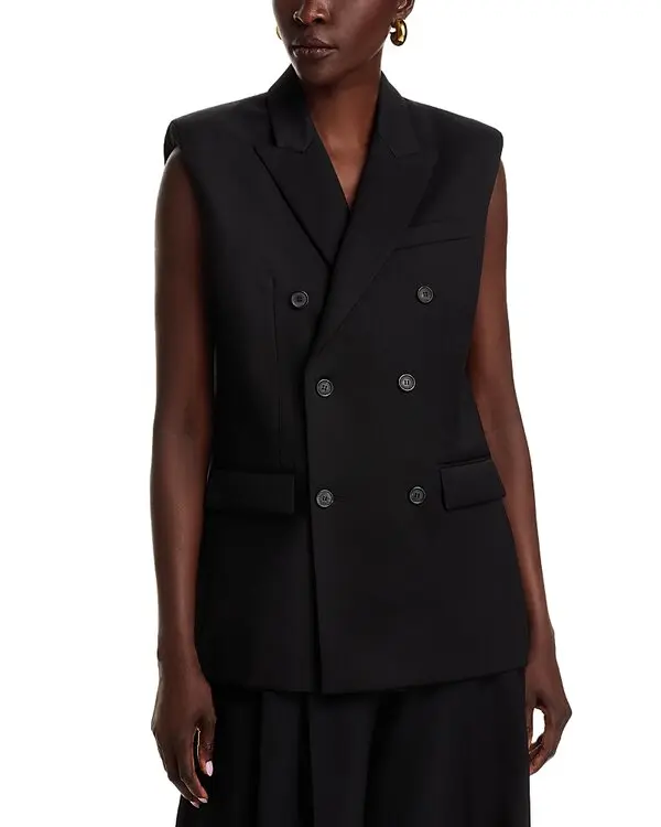 Wardrobe.NYC Double Breasted Blazer - Black