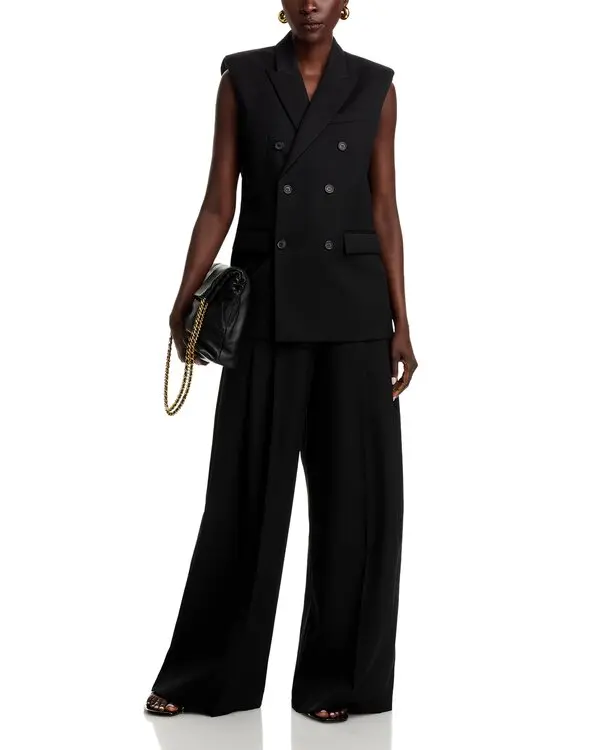 Wardrobe.NYC Double Breasted Blazer - Black