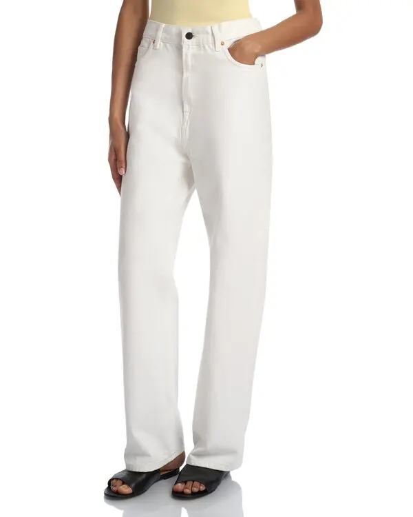 Wardrobe.NYC Low-rise Jeans - White