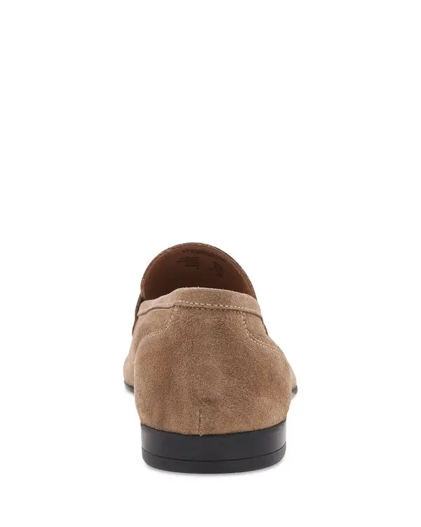 Bruno Magli Lastra Suede Penny Loafers - Sand Suede