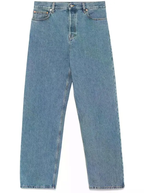 Gucci Logo Patch Jeans