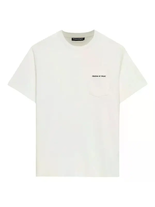 FREEDOM OF SPACE Cotton T-shirt - White