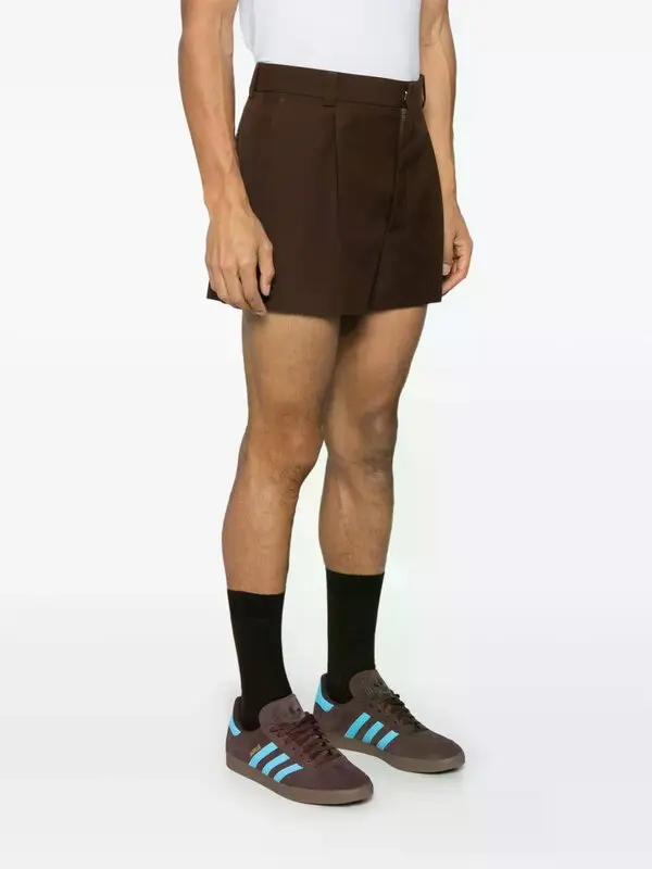 Gucci Twill Wool Shorts - Brown