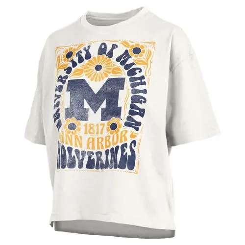 PRESSBOX Michigan Wolverines Harmony Oversized T-shirt
