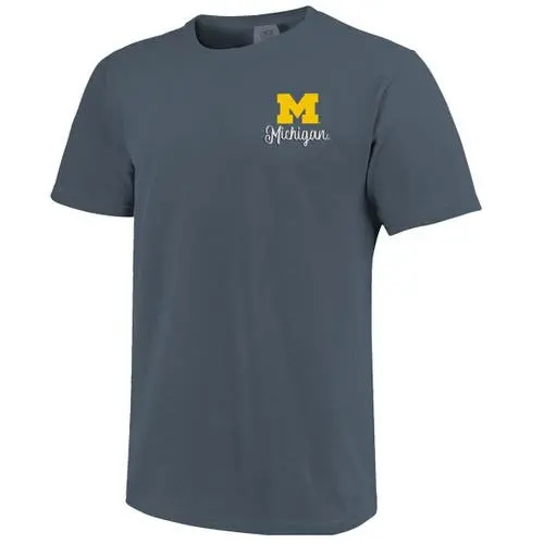 IMAGE ONE Michigan Wolverines Campus Scene Graphic T-shirt