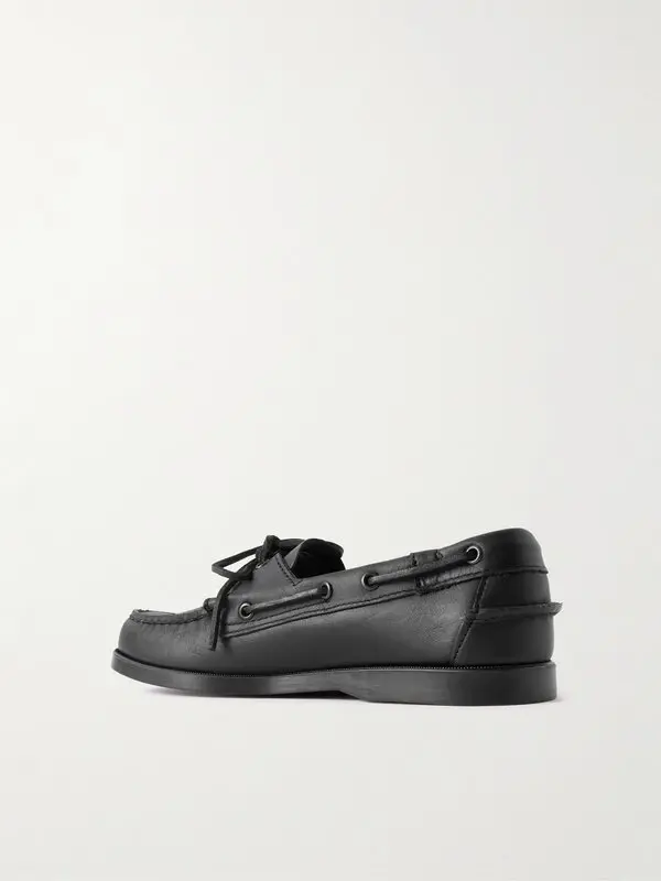 SEBAGO Docksides Portland Leather Boat Shoes - Black