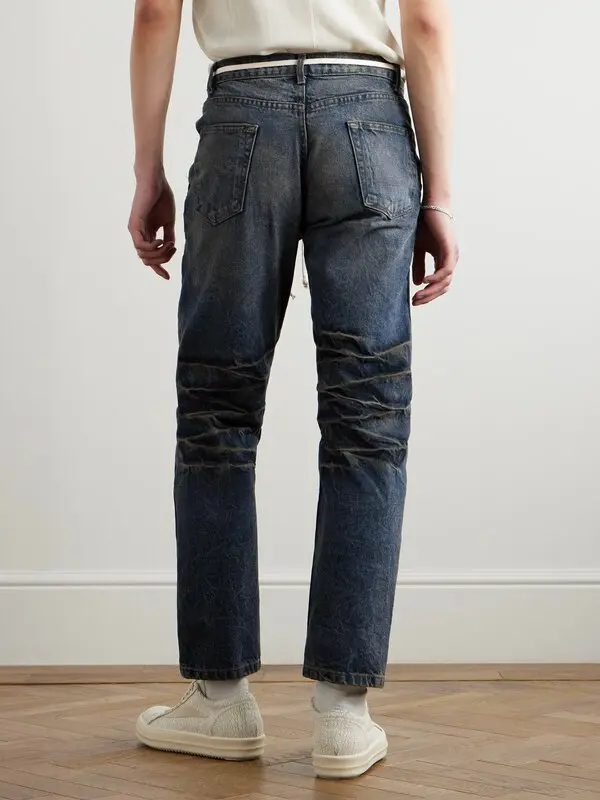 RRR123 Fathers Engine Slim-fit Straight-leg Jeans