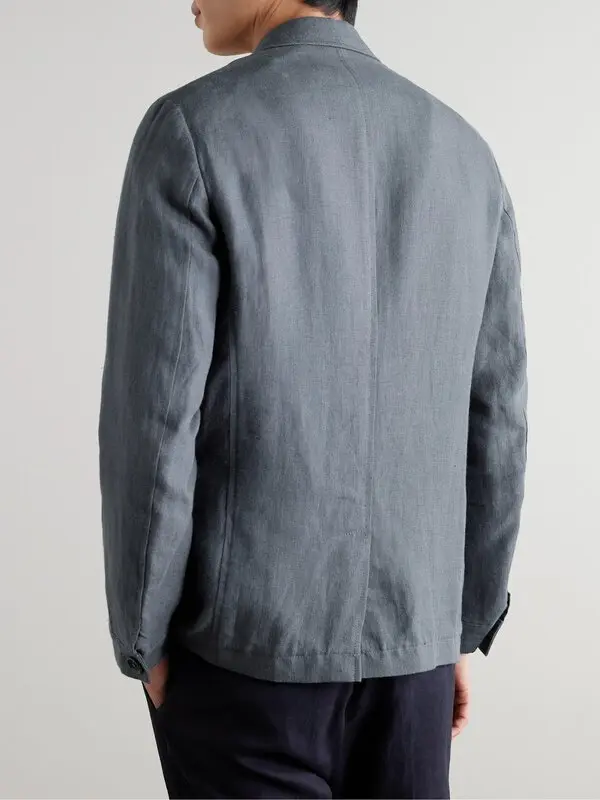 Oliver Peoples Laurel Unstructured Linen Suit Jacket