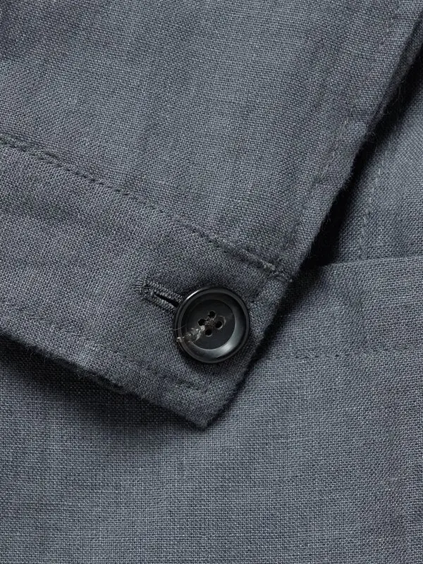 Oliver Peoples Laurel Unstructured Linen Suit Jacket